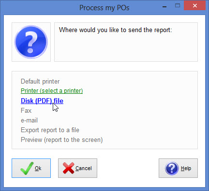 Printing POs to disk in your Free Purchase Order Software | The Free ...