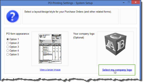 Adding Logo to Purchase Order and Other Forms | The Free-Procurement ...