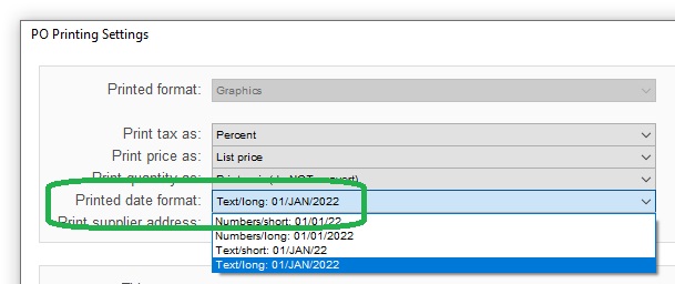 Date Format in your Free Purchase Order Software | The Free-Procurement ...