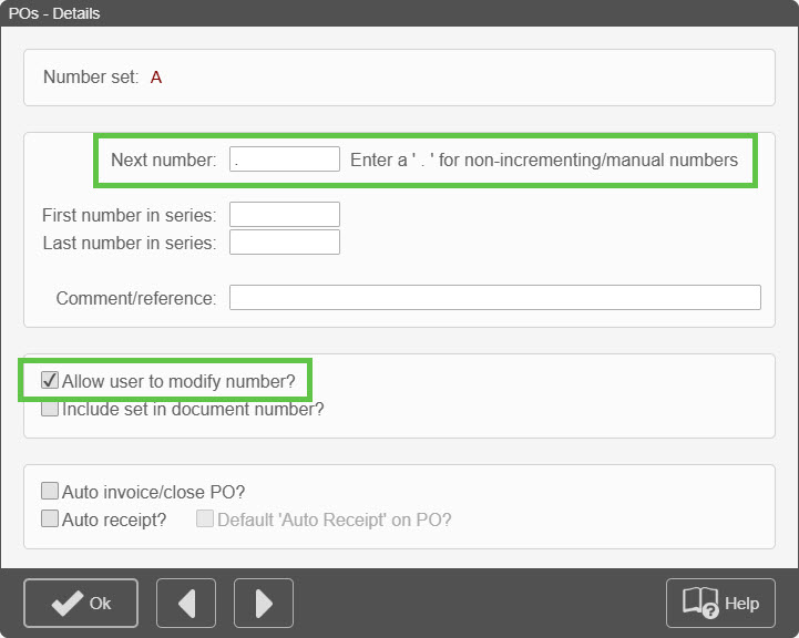 Manual PO Numbers in your Free Purchase Order Software | The Free ...
